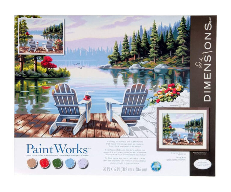 Dimensions Paintworks Website - Premium Paint by Number
